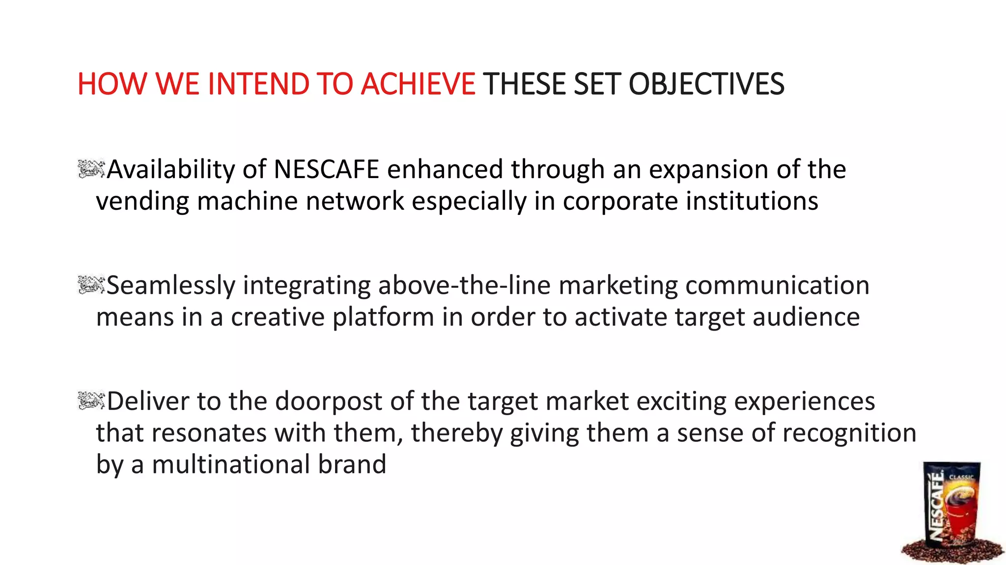 Nescafe brand activation | PPTX