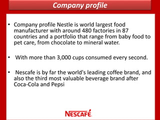 Nescafe Marketing Mix | PPTX