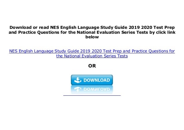 BOOK_KINDLE LIBRARY NES English Language Study Guide 2019 2020 Test ...