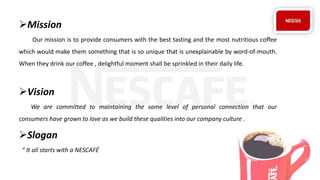 Nescafe project | PPTX