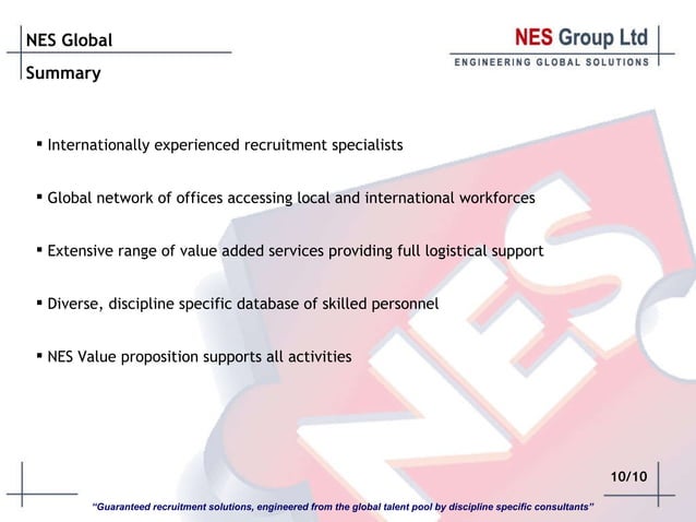 Nes Global Presentation | PPT