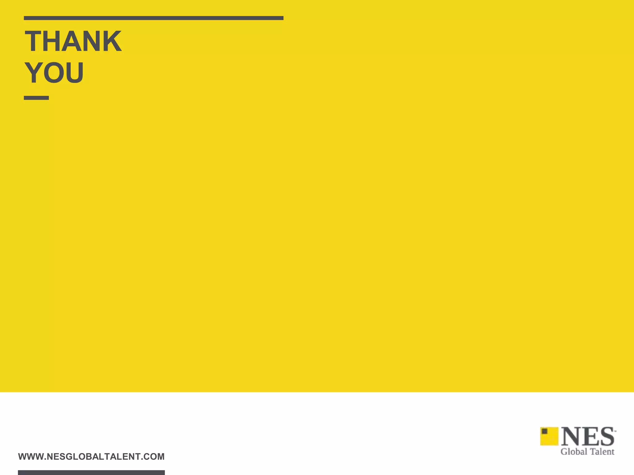 NES Global Talent Overview 2016 | PPT