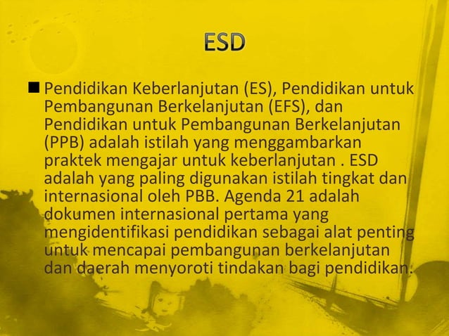 Education of Sustainable Development | PPTX