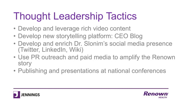 Developing an Executive Thought Leadership Program | PPT