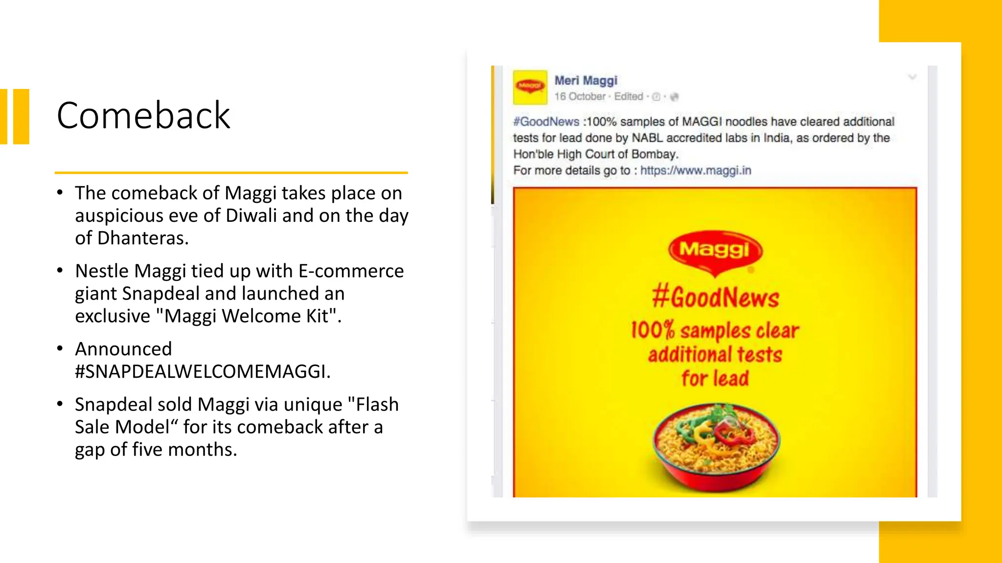 Nestle Maggi Crisis | PPTX