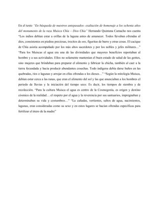 Continuidad en los antiguos rituales Muiscas en la actual comunidad ...
