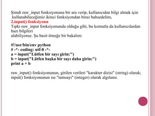 Phyton Programlama Dili | PPT