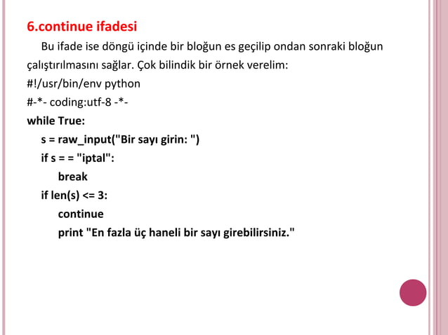 Phyton Programlama Dili | PPT