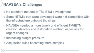 SDL NESL Program and The Standard NAVSEA Integrated Publishing Process ...