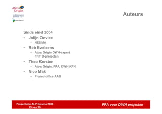 FPA bij Data WareHousing | PDF