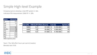 Nesma event June '23 - How to use objective metrics as a basis for agile cost estimation and ...