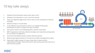 Nesma event June '23 - How to use objective metrics as a basis for agile cost estimation and ...