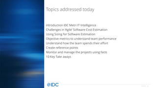 Nesma event June '23 - How to use objective metrics as a basis for agile cost estimation and ...