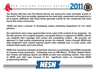 NESN 2011 V2 | PPT