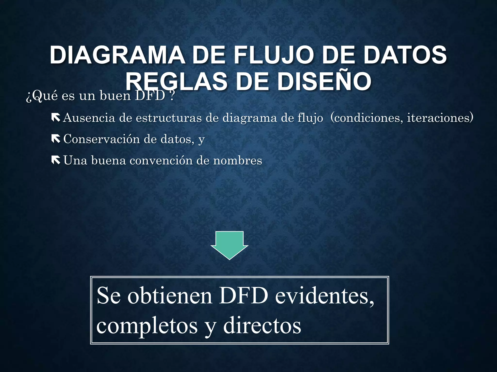 Modelamiento del Sistema Diagrama de Flujo de Datos (DFD) | PPT