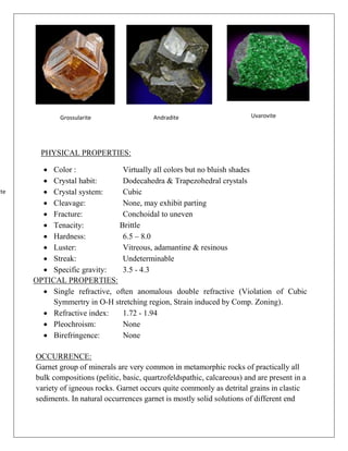 NESOSILICATE MINERALS.docx