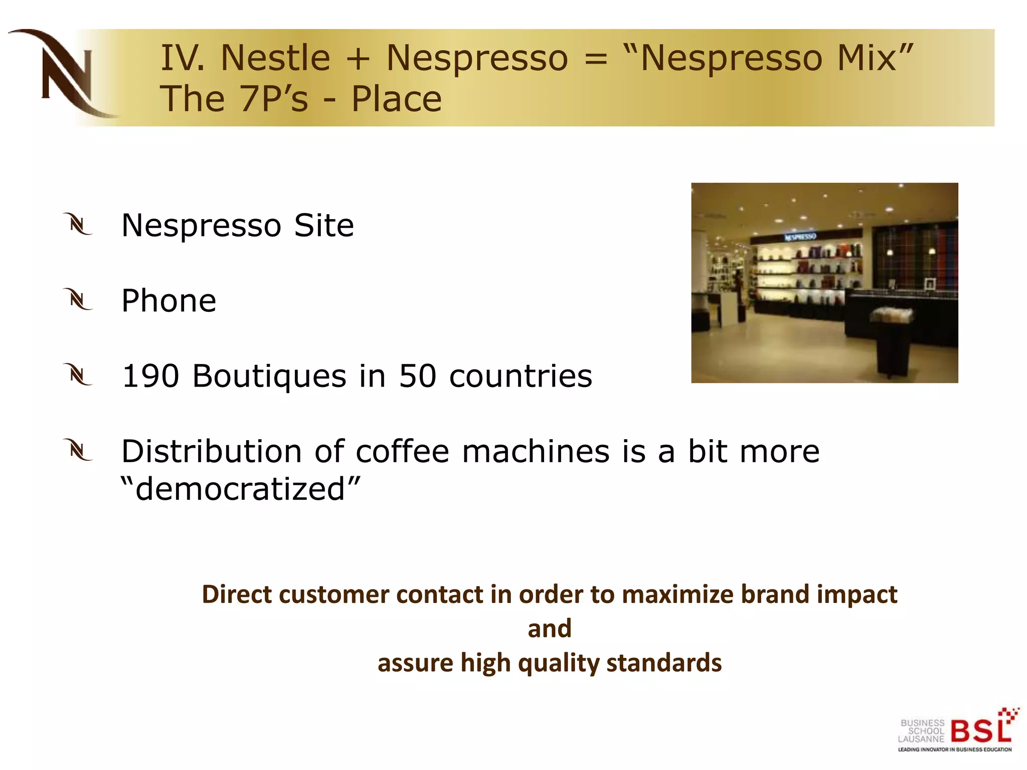 Nespresso Marketing Analysis | PPTX