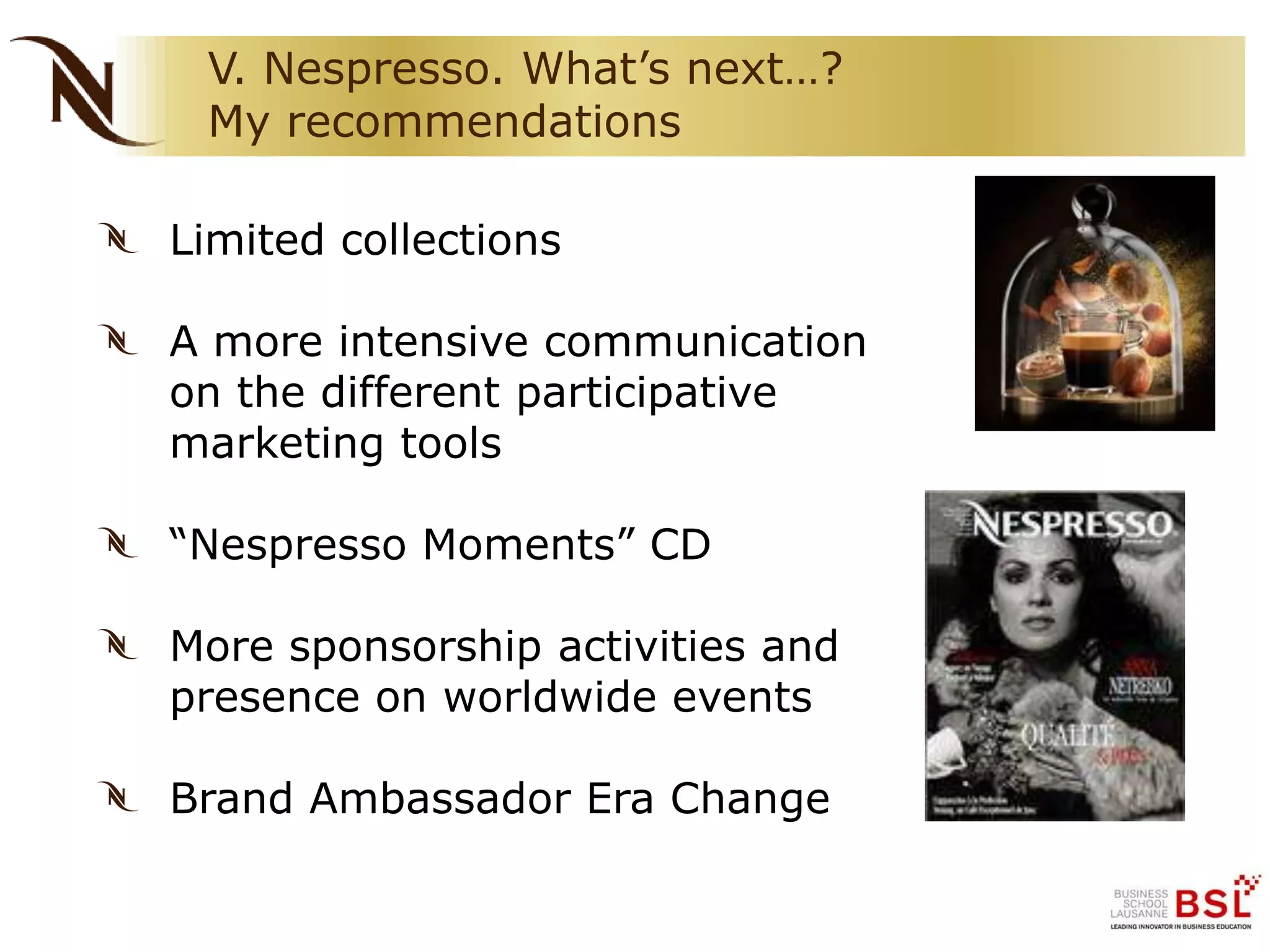 Nespresso Marketing Analysis | PPTX