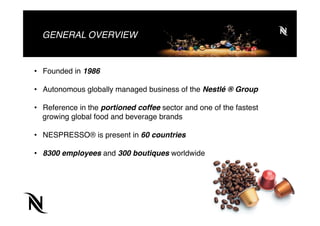 Nespresso Business Strategy | PDF