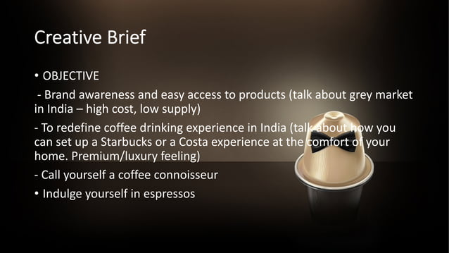 Nespresso marketing campaign - The Perfect Indulgence | PDF