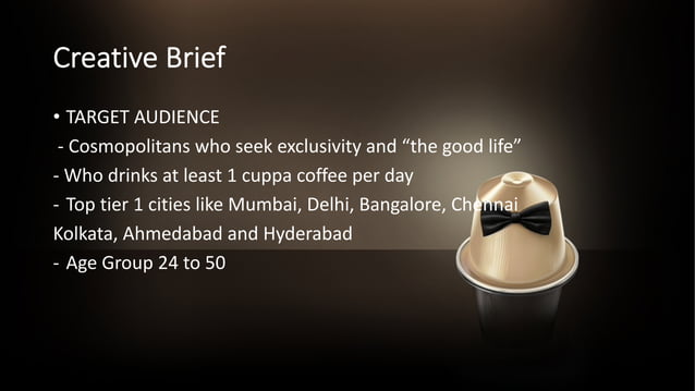 Nespresso marketing campaign - The Perfect Indulgence | PDF