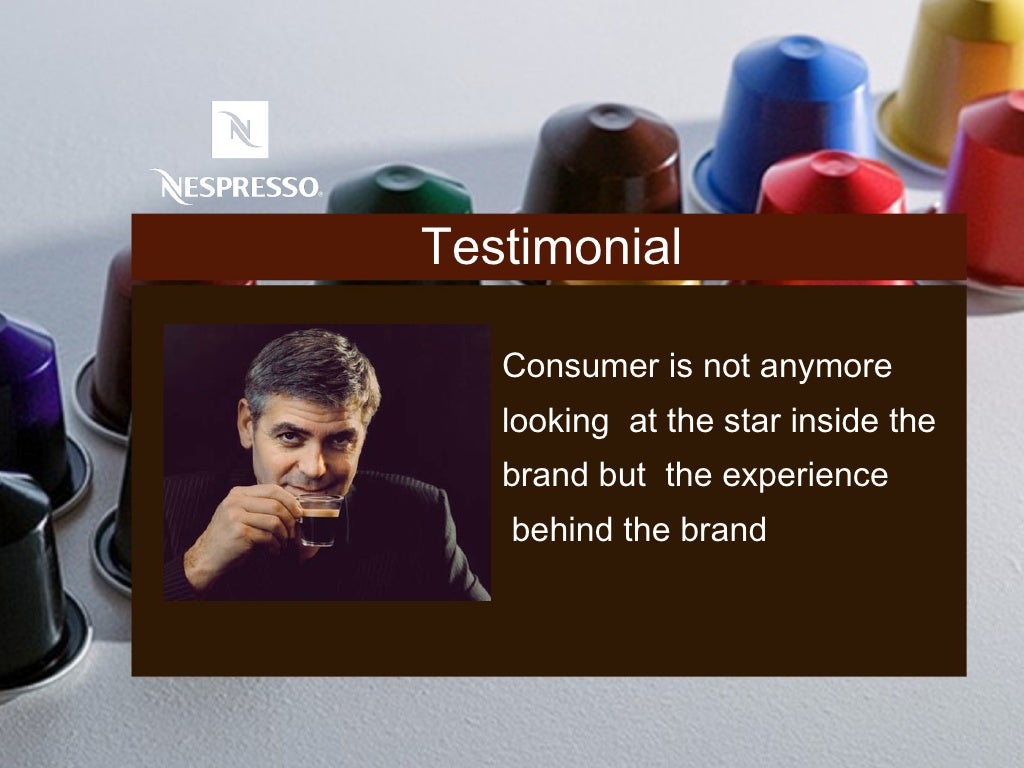 The analyze of Nespresso brand