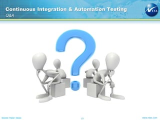 Test Automation and Continuous Integration | PPTX | Computer Software ...