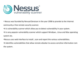 Nessus Software | PDF