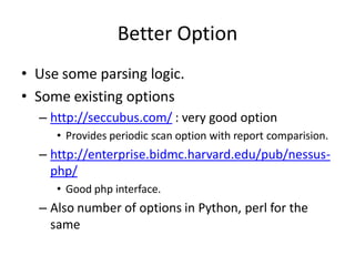 Nessus and Reporting Karma | PDF