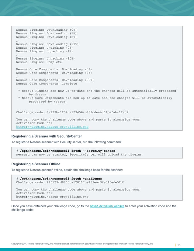 Nessus V6 Commandlinereference Pdf Operating Systems Computer 1062
