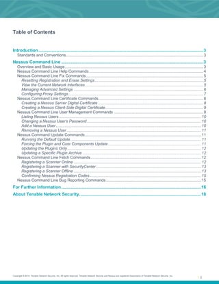 Nessus v6 command_line_reference | PDF