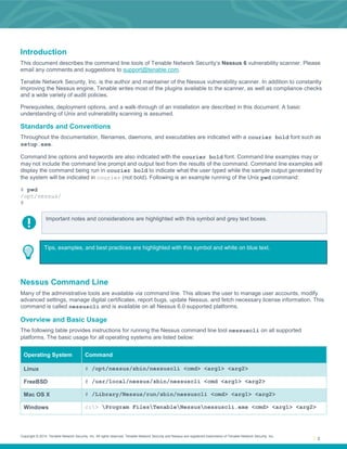 Nessus v6 command_line_reference | PDF