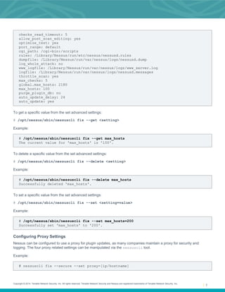 Nessus v6 command_line_reference | PDF