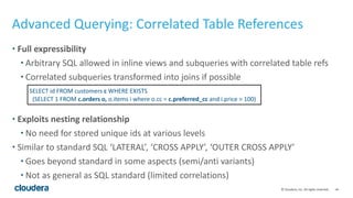 Nested Types in Impala | PDF