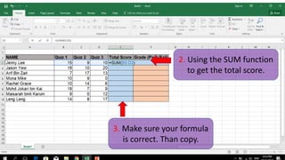 Nested Function- Combine IF & AND Function | PPT