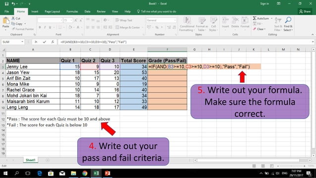 Nested Function Combine If And And Function Ppt 0486
