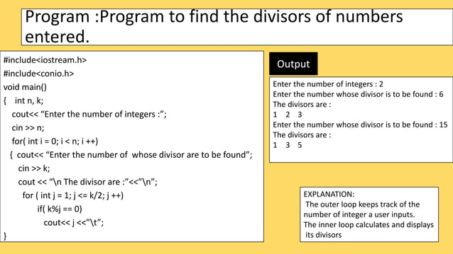 Nested Loops Pptx Programming Languages Computing 0740