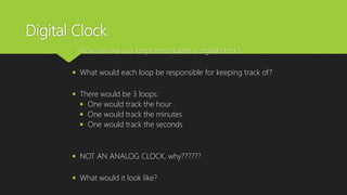 Nested Loops | PPTX | Technology & Computing
