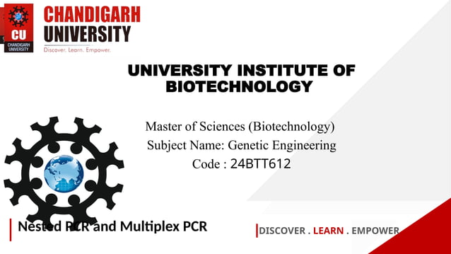 Polymerase Chain Reaction Nested PCR and Multiplex PCR.pptx