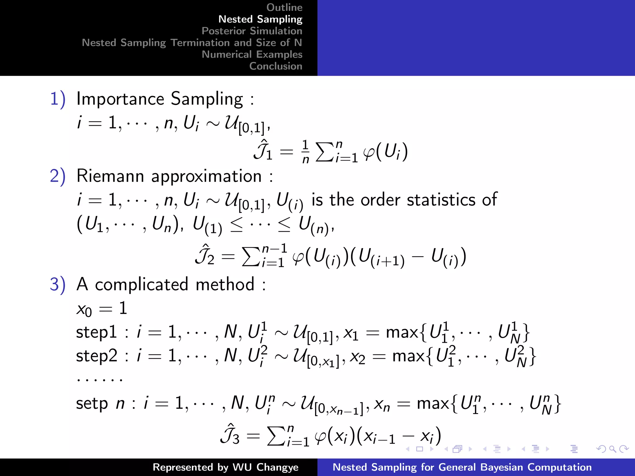 Nested sampling | PPT