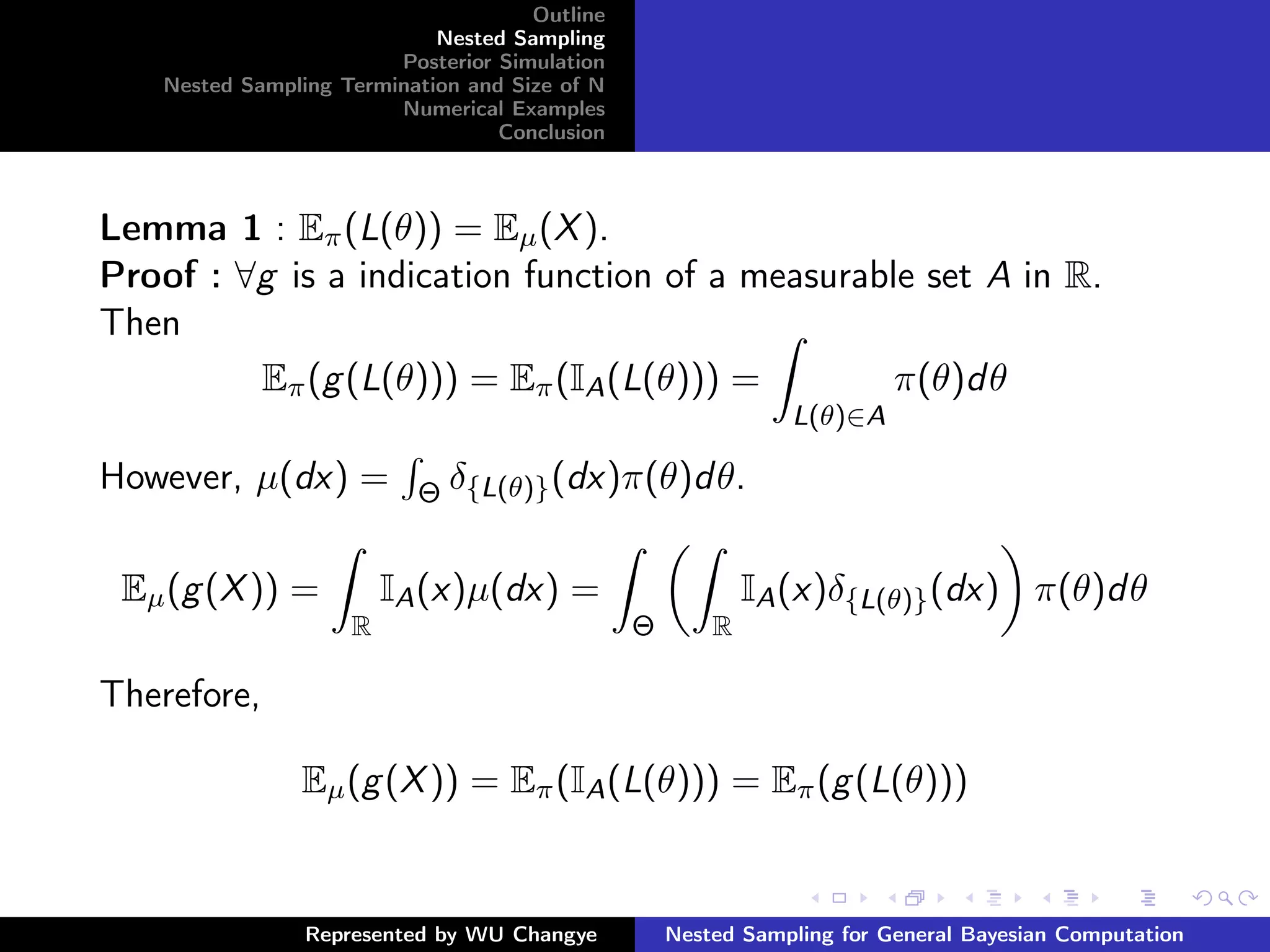 Nested sampling | PPT
