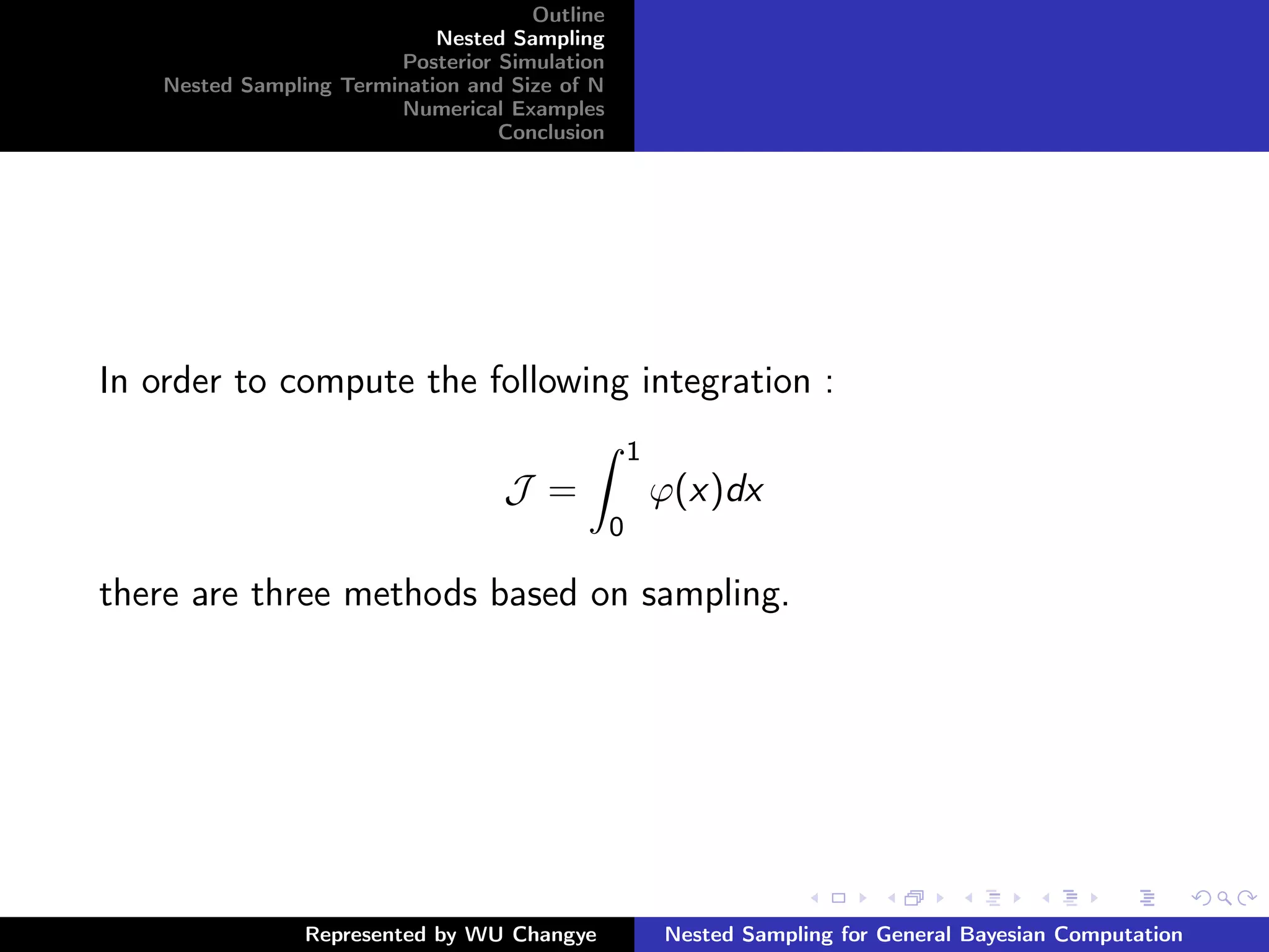Nested sampling | PPT