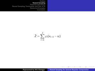 Nested sampling | PPT