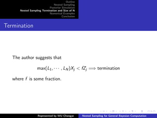 Nested sampling | PPT