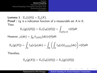 Nested sampling | PPT