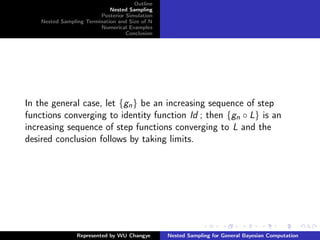Nested sampling | PPT