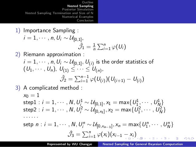 Nested sampling