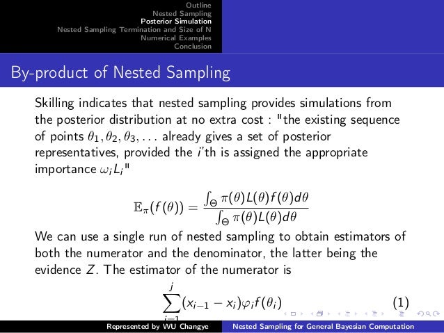 Nested Sampling
