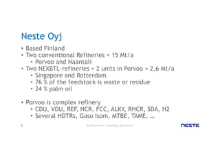 Europe User Conference: Neste FCC-SIM model usage | PPT