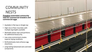 VAL-CO Nesting Options for Broiler Breeders | PPTX